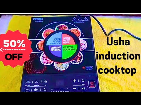 Usha induction cooktop perfect working - YouTube