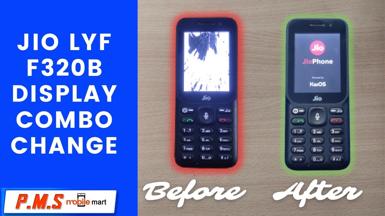 Jio Lyf F320B Display Replacement | Display Change | P.M.S Mobile Mart ...