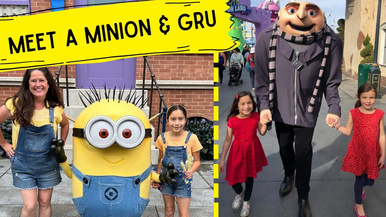 Meet Minions and Gru at Universal Studios Hollywood, Despicable Me ...
