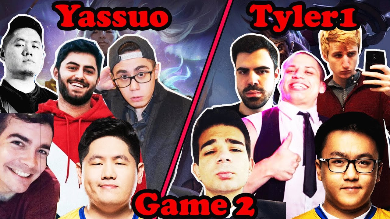 Tyler1 VS Yassuo Twitch Rivals GAME 2 ( Tyler, IreliaCarriesU,... Yasuo ...