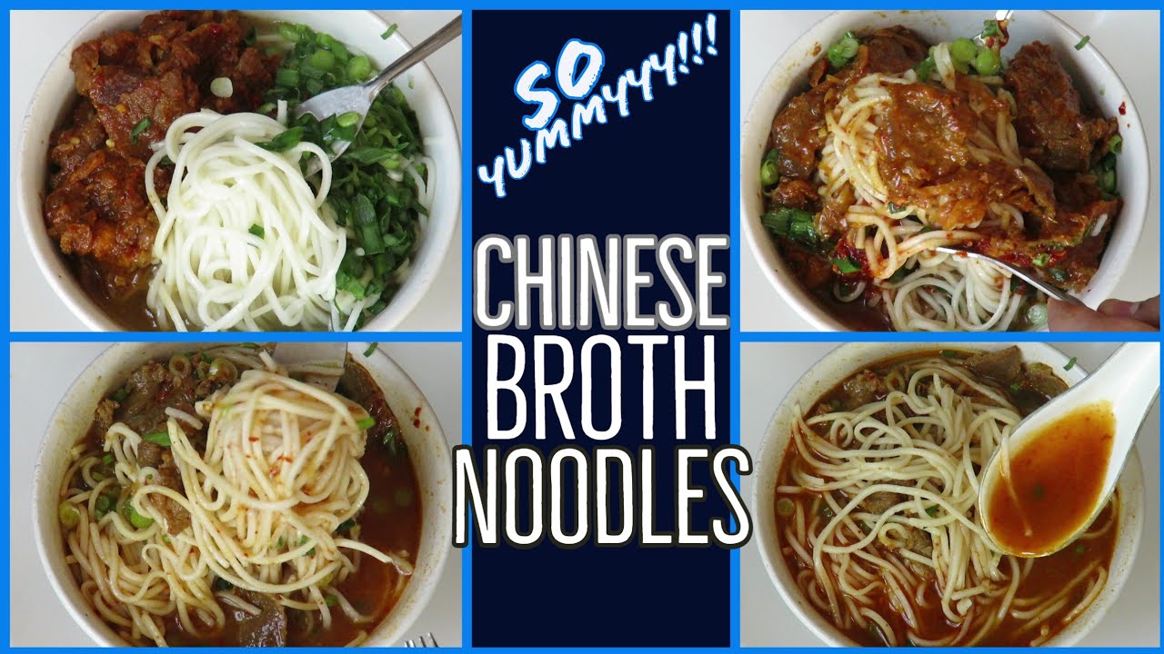 Chinese Mutton Noodles Soup | Chinese Broth Noodles Recipe | Sulaiman's ...