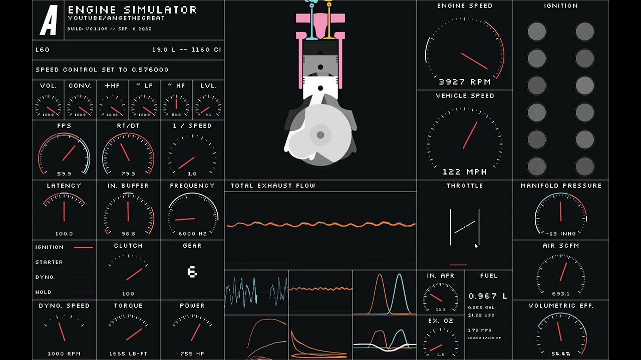 Leyland L60 sound recreation in Engine Sim - YouTube