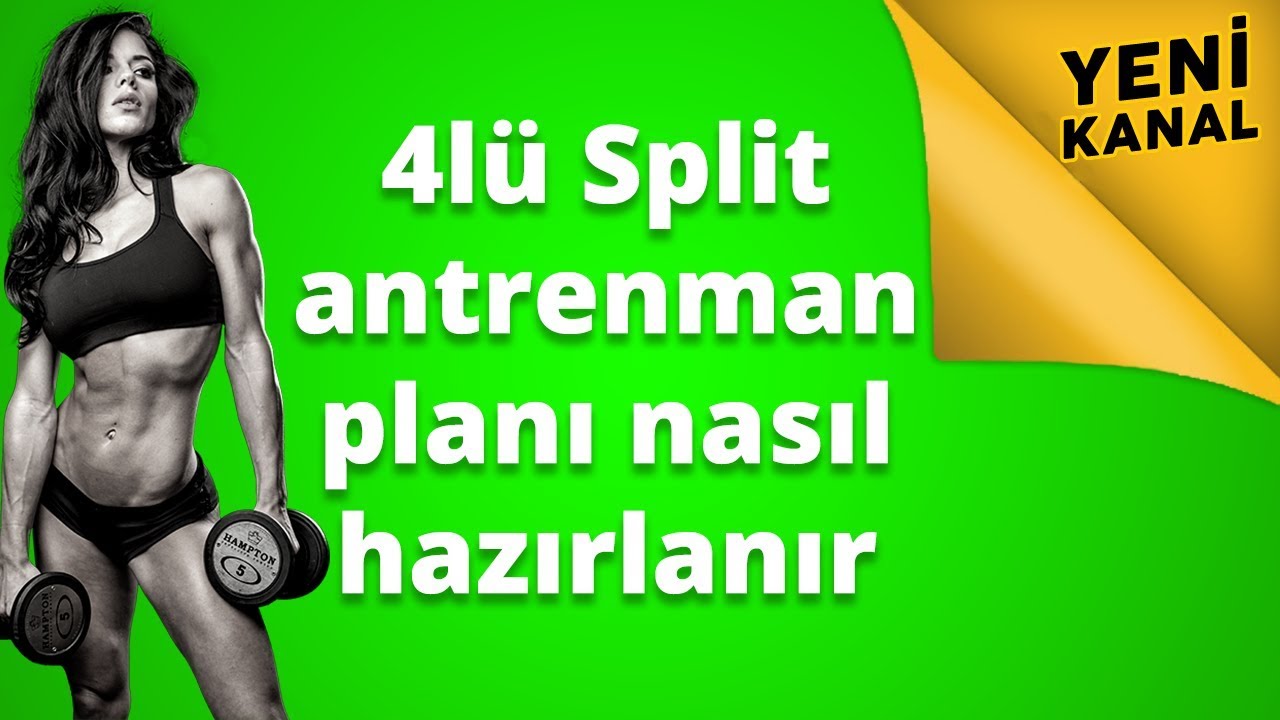 4lü Split antrenman planı nasıl hazırlanır - YouTube