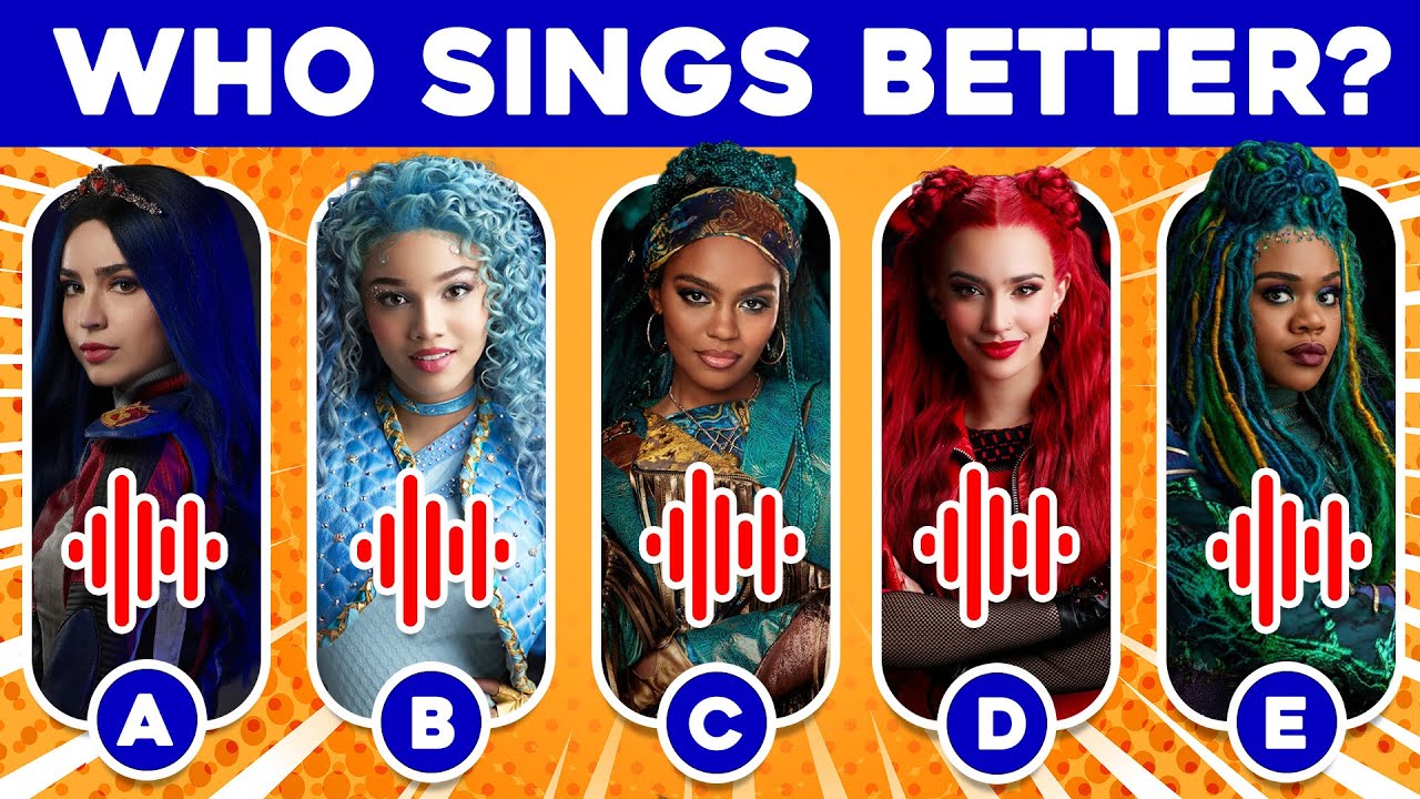 Who Sings Better? Red Team vs Mal Team🎤 🎶Descendants: The Rise of Red ...