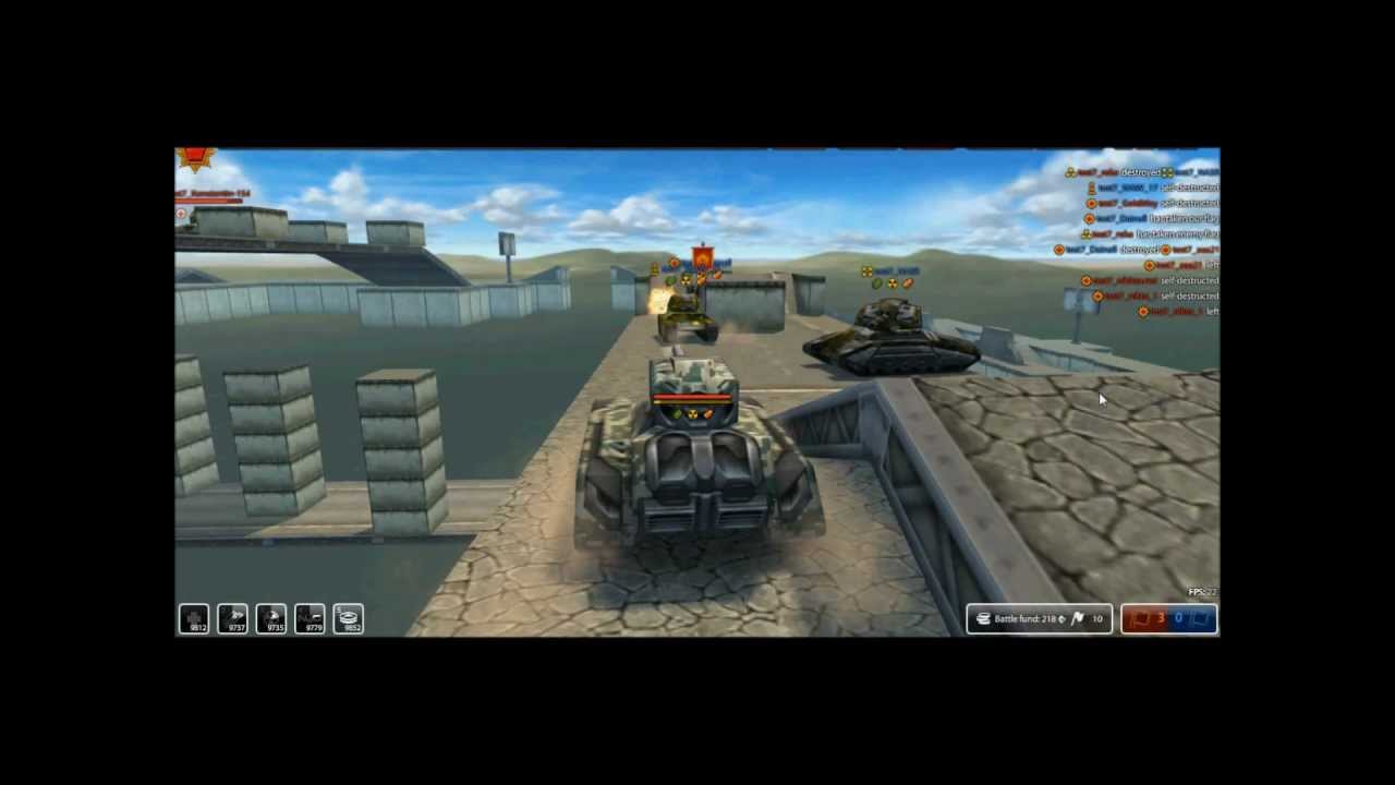 tanki online test server GamePlay#1 - YouTube