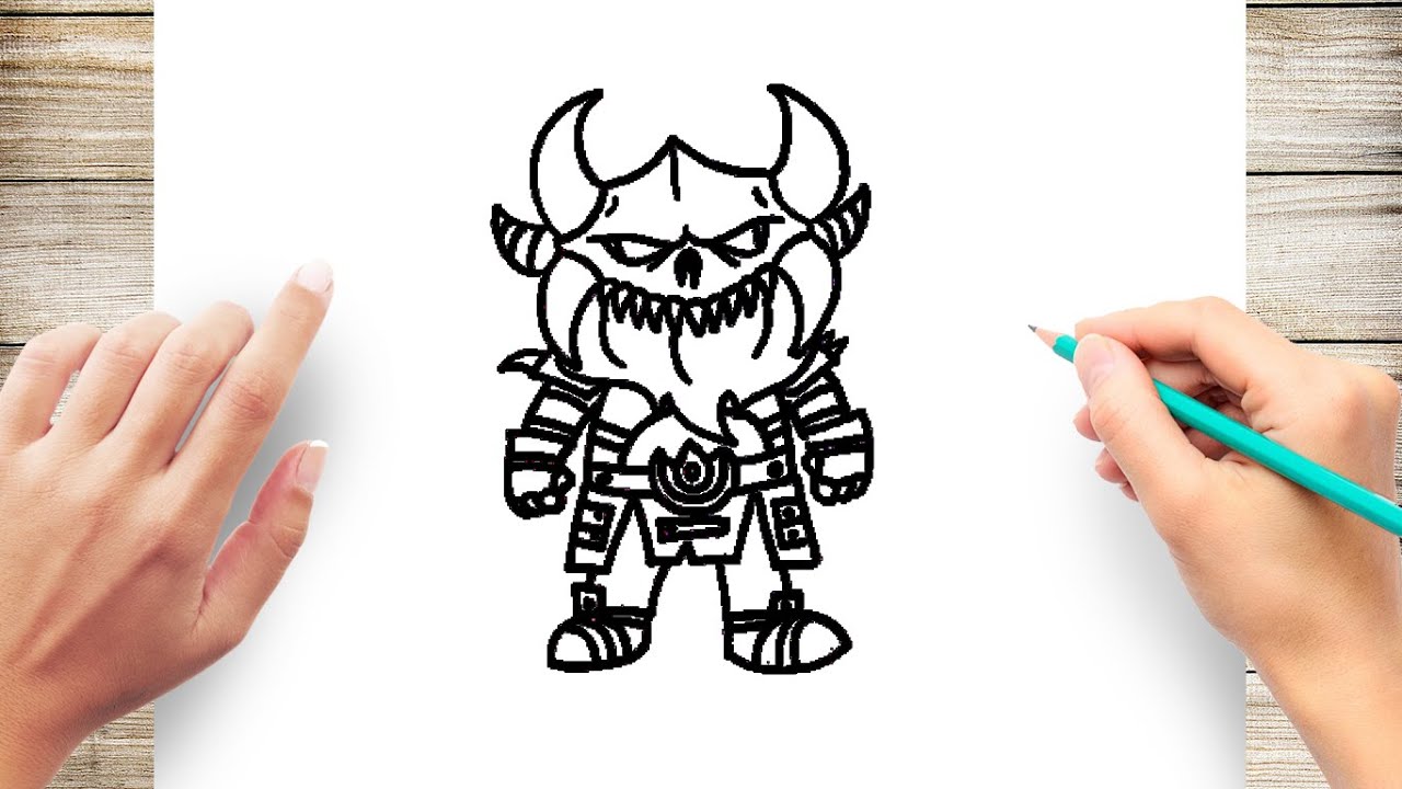 How to Draw Chibi Ragnarok from Fortnite - YouTube