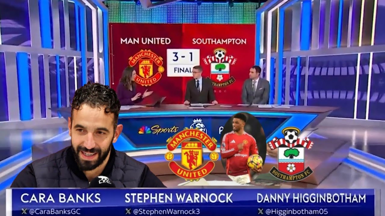 AMAD DIALLO HAT-TRICK HERO! CARA, STEPHEN & DANNY REACT TO 3-1 MAN ...