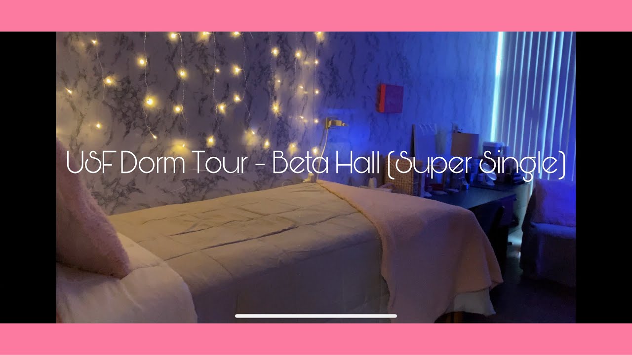 USF Dorm Tour - Beta Hall (Super Single) || Indya Symone TV - YouTube