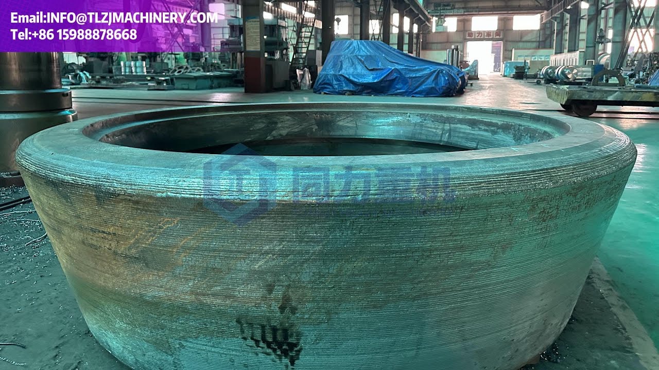 Vertical Roller Mill Spare Parts Tyre Surface Welding | Hardfacing ...