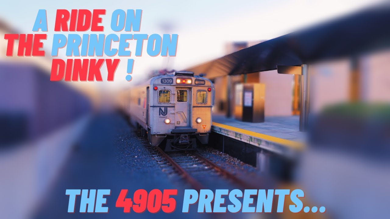 NJT's SHORTEST LINE! A ride on "The Dinky" : The 4905 - YouTube