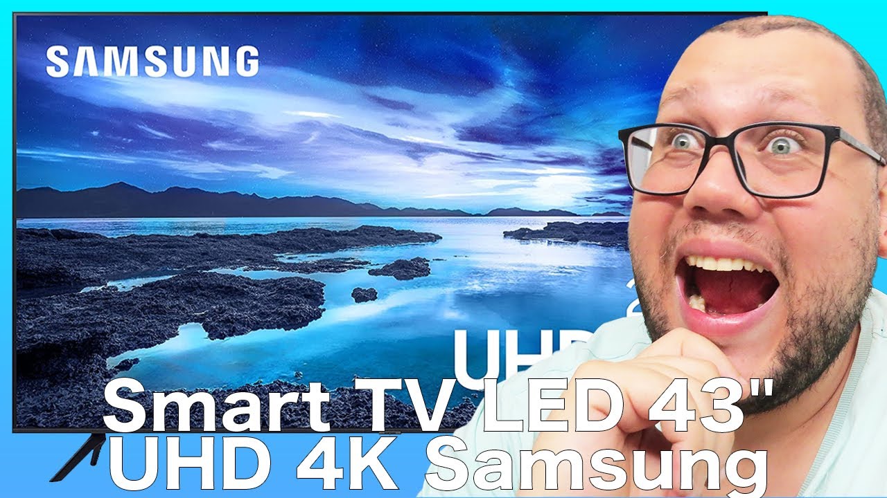 Smart TV LED 43" UHD 4K Samsung UN43TU7000GXZD, Processador Crystal 4K ...
