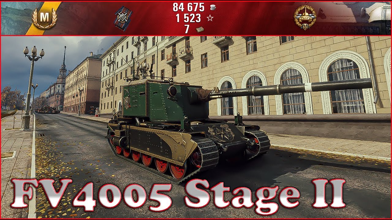 FV4005 Stage II - World of Tanks UZ Gaming - YouTube