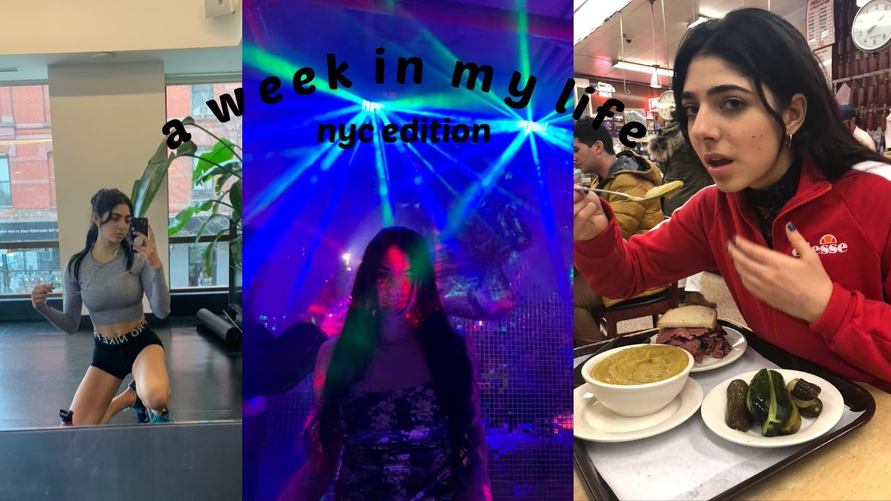gym, club, eat, repeat: messy week in my life - YouTube