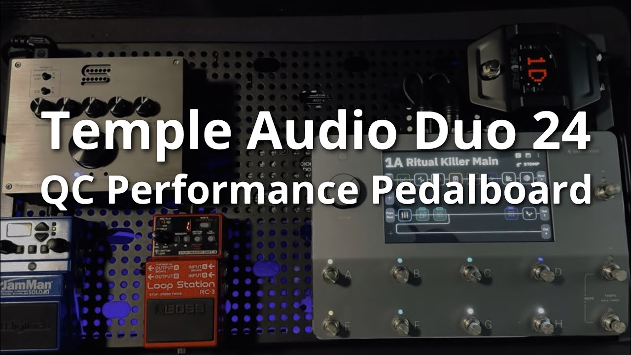 Temple Audio Duo 24 Quad Cortex Pedalboard Build - YouTube