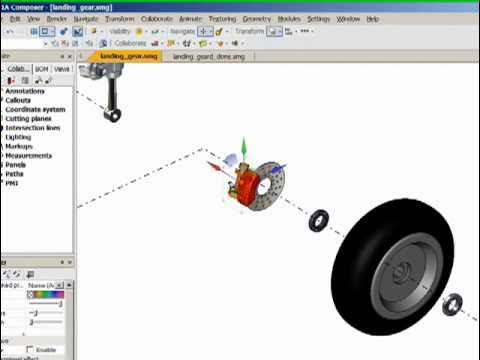 3DVIA Composer exploded illustrations - YouTube