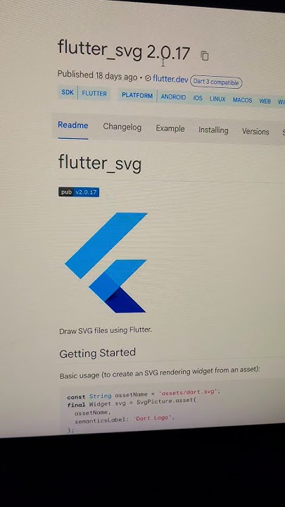 How to Display SVG Images in Flutter - YouTube