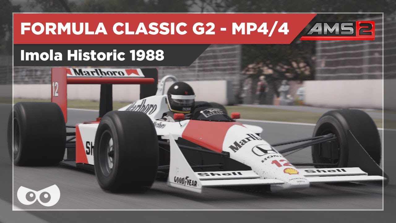 AMS2 - Formula Classic G2 McLaren MP4/4 @ Imola 1988 - YouTube