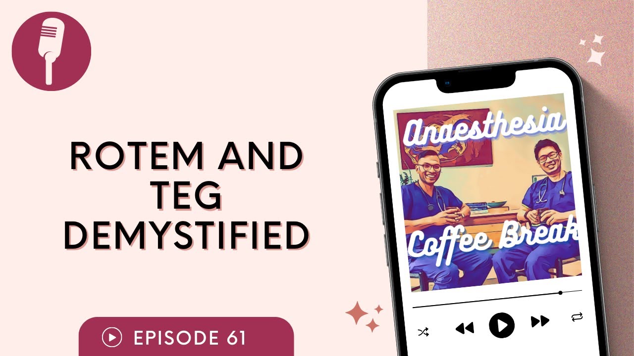 The 4 Ss of Rotem and TEG with Dr Stan | #anesthesia # ...