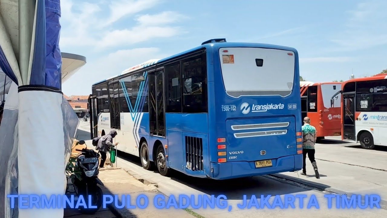 🔵Terminal Pulo Gadung, Jakarta Timur (Part 2) - TransJakarta Bus ...