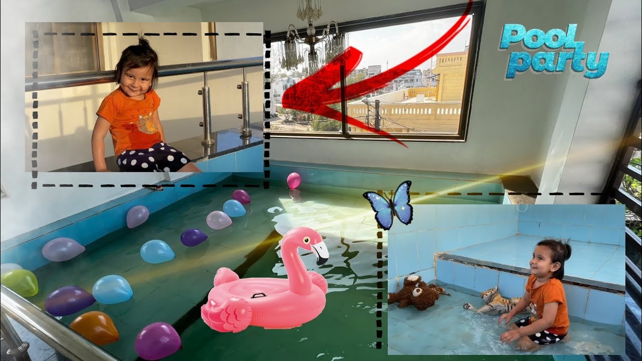PoolParty🎉 | Vlog2 | Fun with Zonu | - YouTube