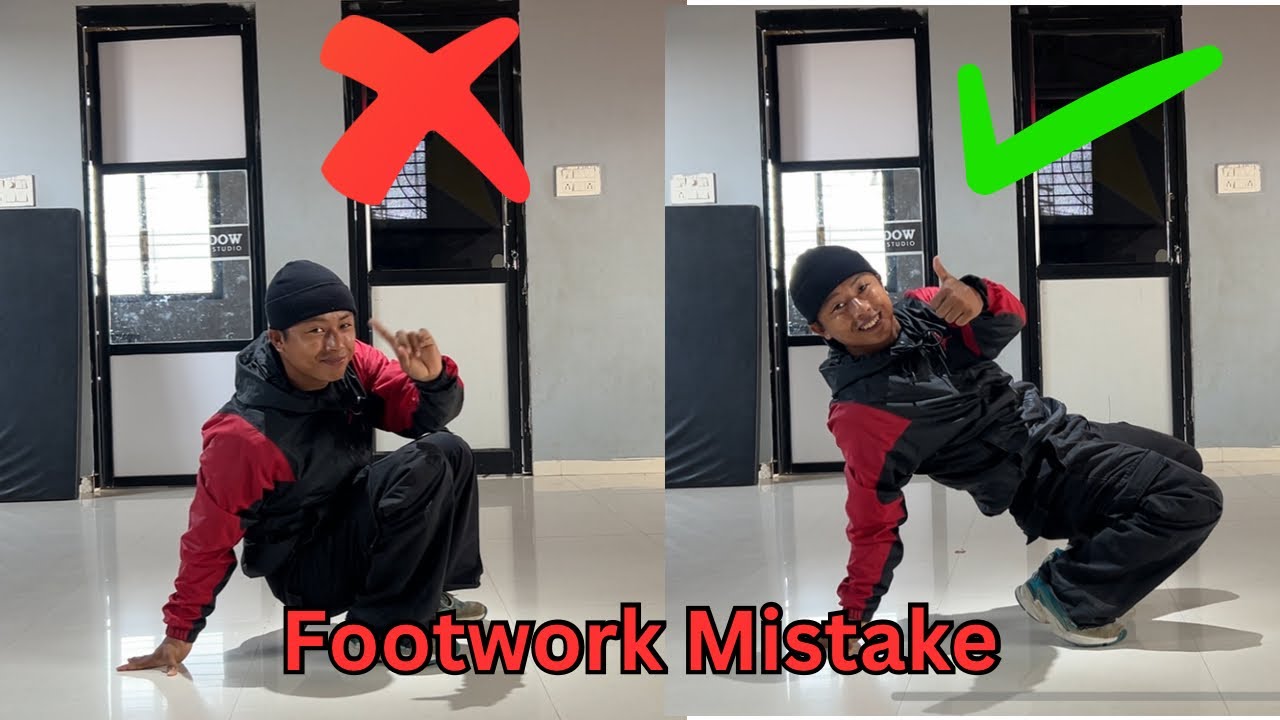 5 biggest footwork mistakes every Beginning do | Bboy tutorial by Bimal ...