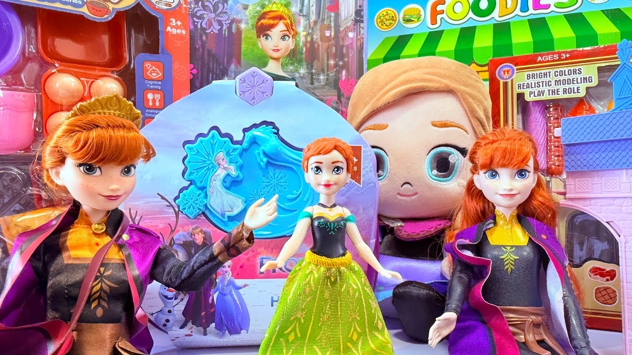 38 Satisfying Minutes DISNEY FROZEN TOYS Unboxing Playing Anna Kitchen ...