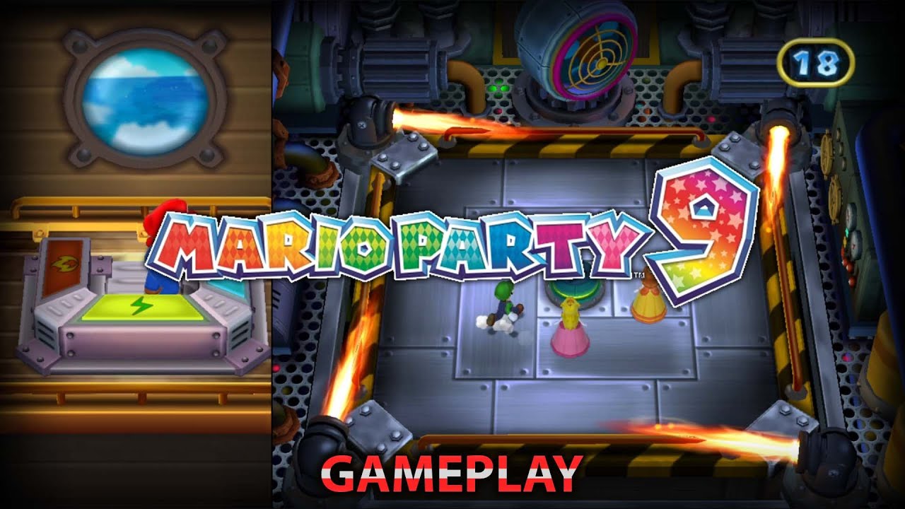 Mario Party 9 - Hazard Hold(1 vs. Rivals) (GAMEPLAY) - YouTube