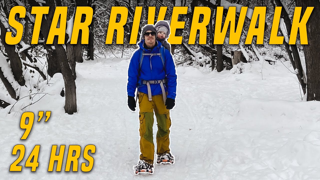 Star Idaho Riverwalk Snowshoe After 9" Fell in 24 Hours! - YouTube