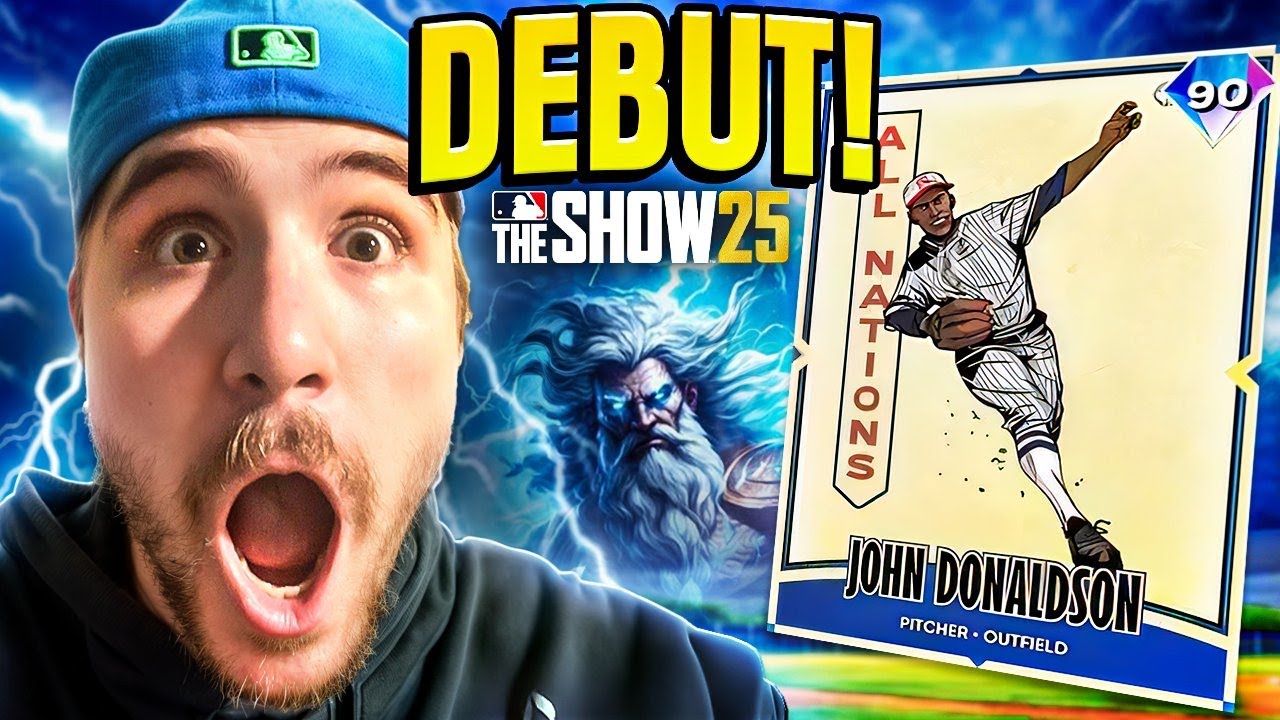 HE'S BACK!!!! JOHN DONALDSON DEBUT IN MLB THE SHOW '25 - YouTube