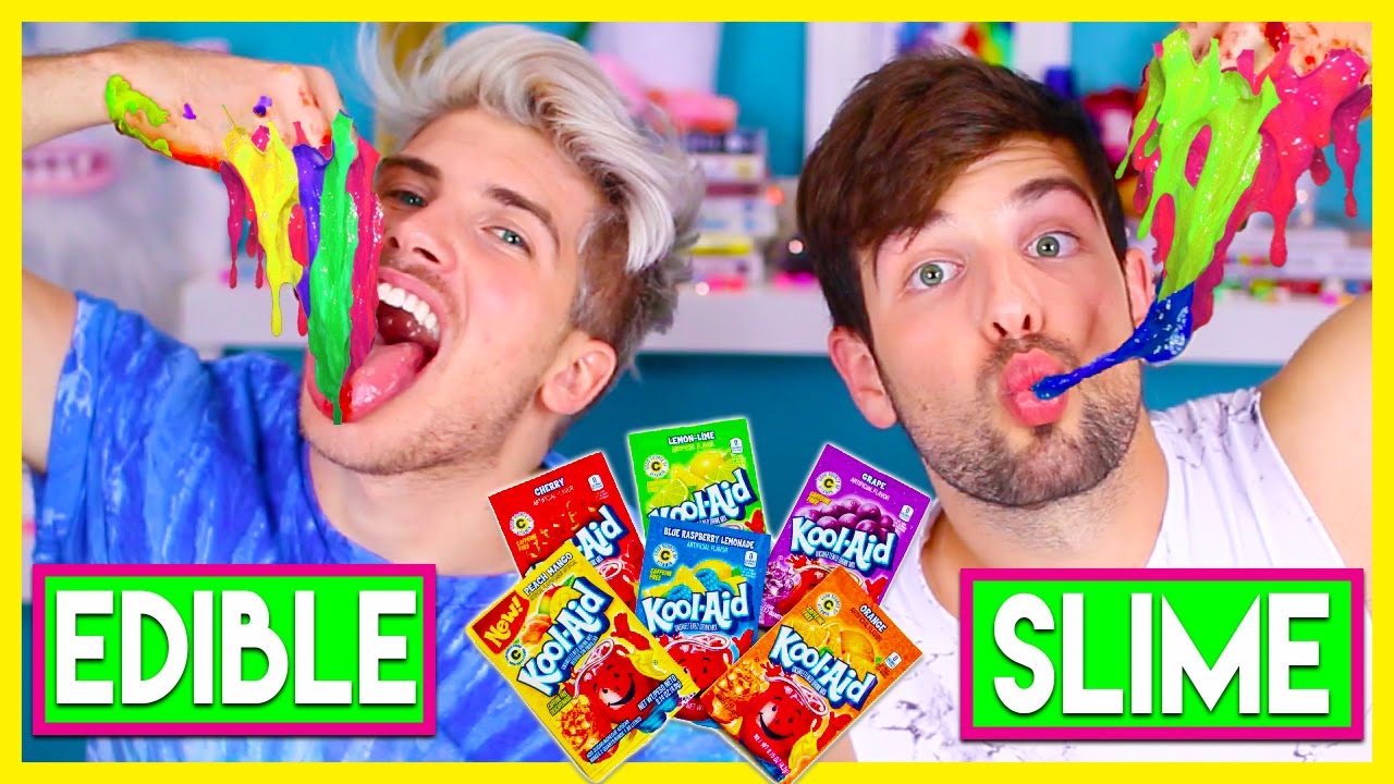 EDIBLE KOOL-AID SLIME! DIY - YouTube