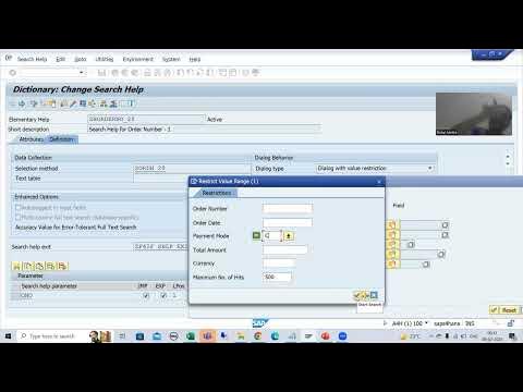 48 - Advanced ABAP Concepts - Search Help Exit - CallControl Steps ...