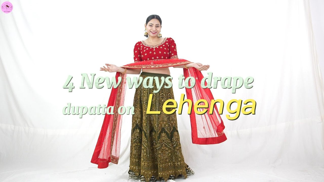 4 New ways to drape dupatta on Lehenga on this Diwali festival ...