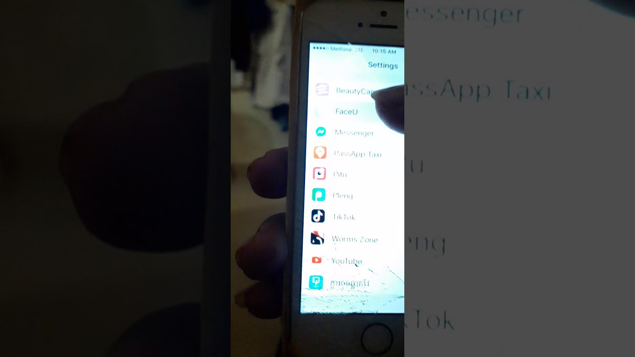 in iphone settings tap, messenger and turn on microphone - YouTube