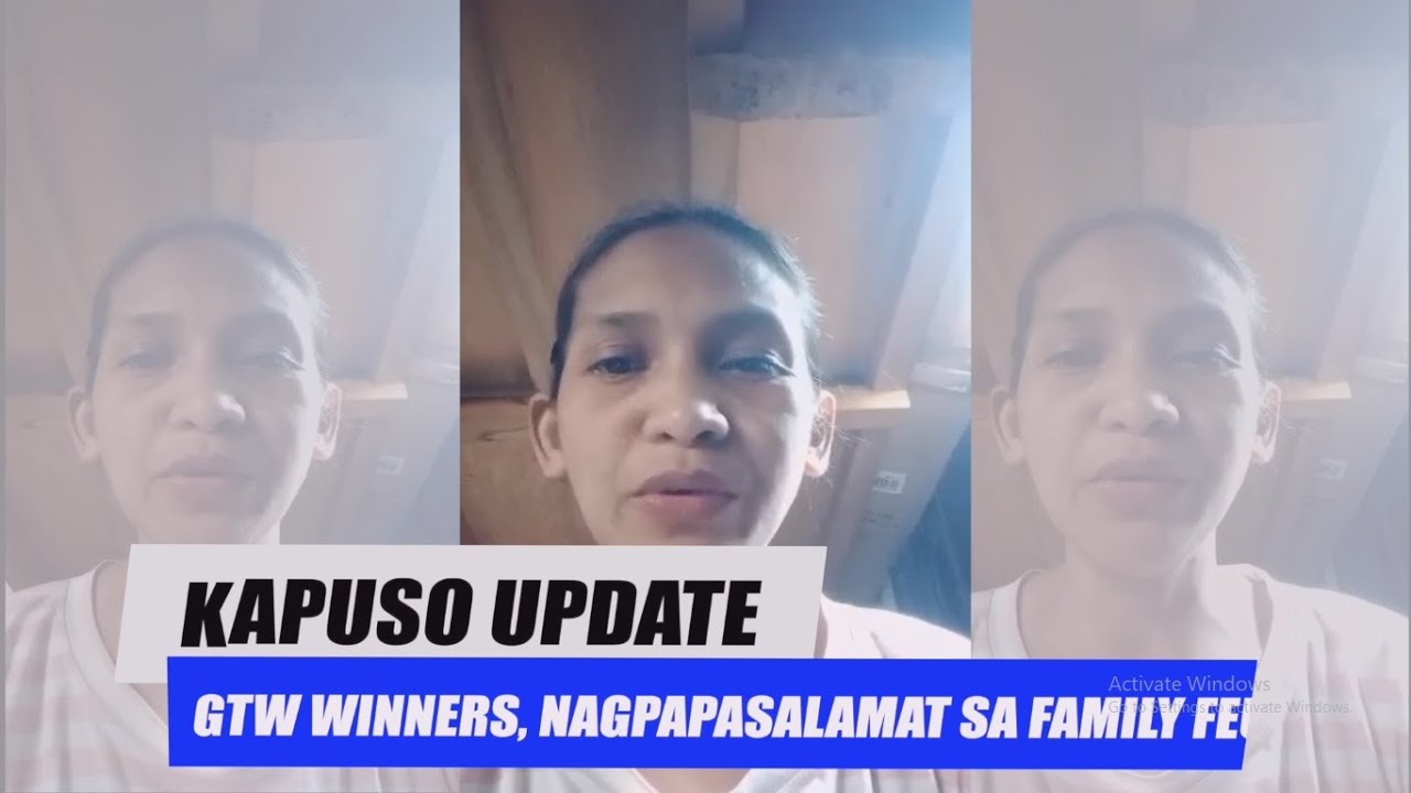 Family Feud: Message from 'Guess To Win Promo' winners (Online ...