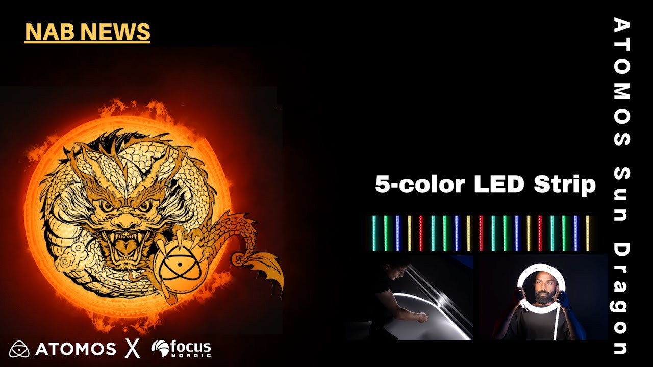 Atomos Sun Dragon - This innovative light is a game-changer for creators of all levels ! - YouTube