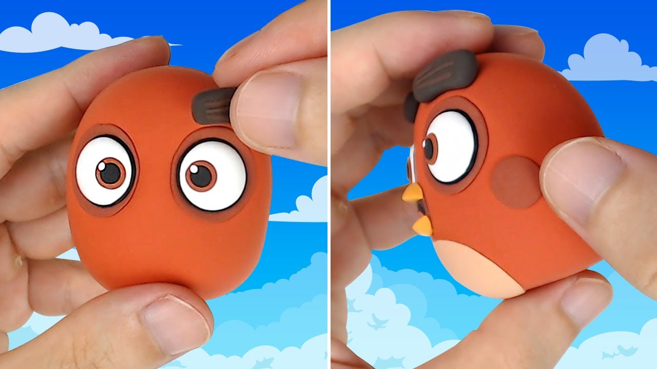 Angry Birds Clay Art RED YouTube angry-birds-clay-art-red-youtube