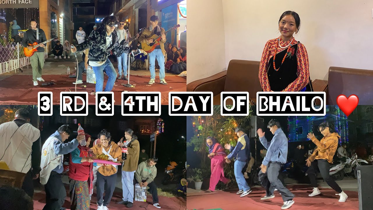 3 rd & 4th day of bhailo ️|| Deep gaich 🥳|| - YouTube