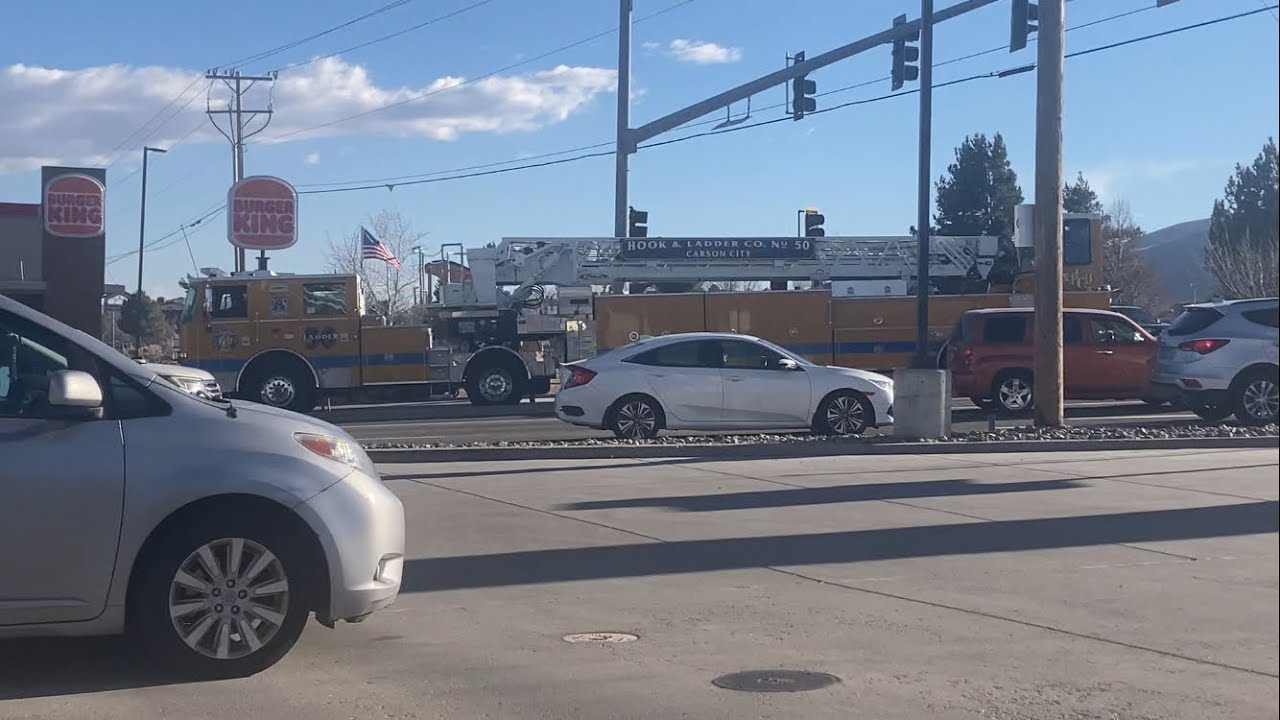 CCFD Truck 50 Returning - YouTube