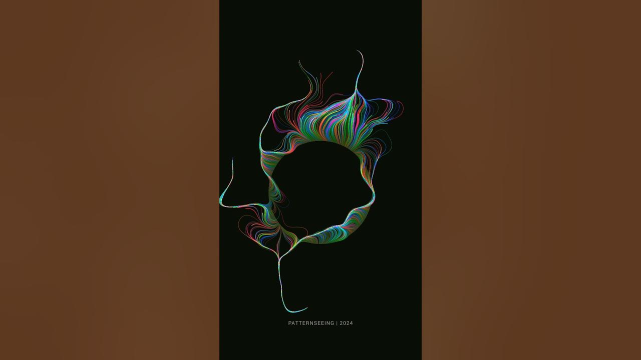 Flow | creative coding #generativeart #mathart #proceduralart #programmingart - YouTube