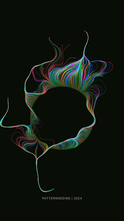 Flow | creative coding #generativeart #mathart #proceduralart #programmingart - YouTube