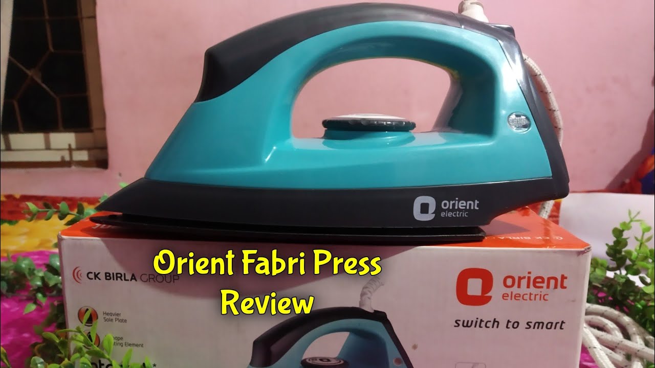 Orient electric fabri press difp10bp 1000 w dry iron store