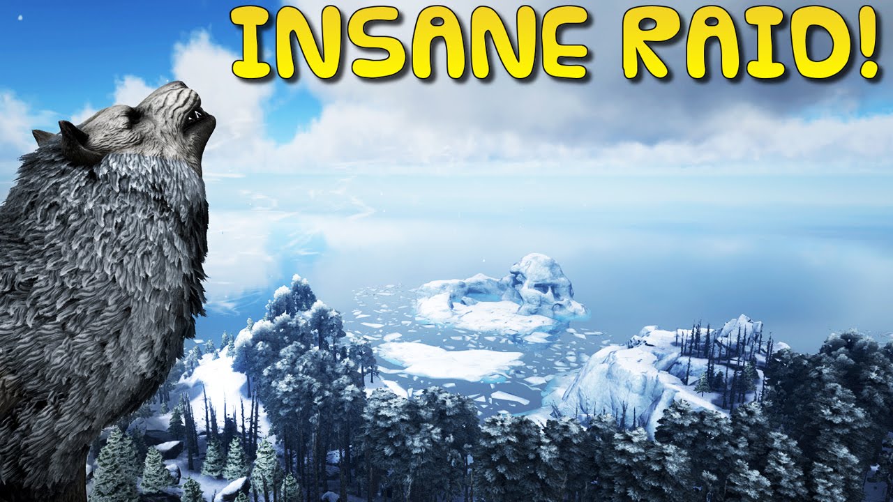 ARK:Survival Evolved Xbox One - INSANE SNOW BASE RAID! [ 12 ] - YouTube