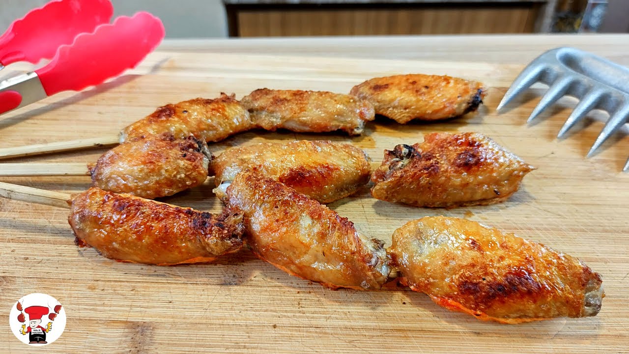 Como Fazer Espetinho de Tulipa de Frango na Churrasqueira Perfeito ...