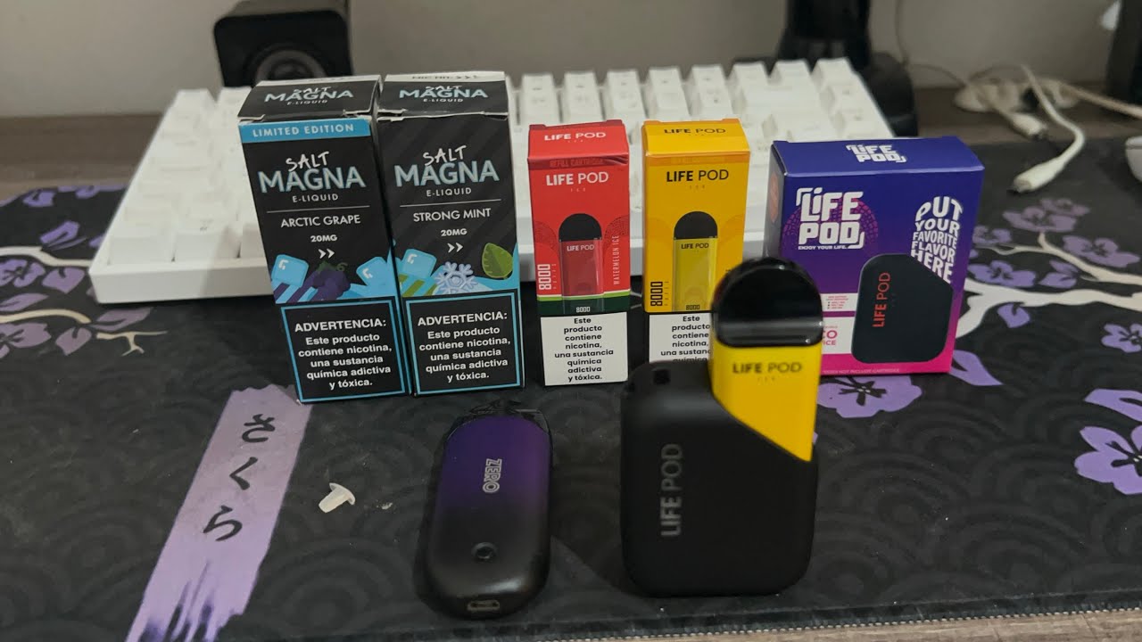 Unboxing life pod 8k , comparação com renova - YouTube