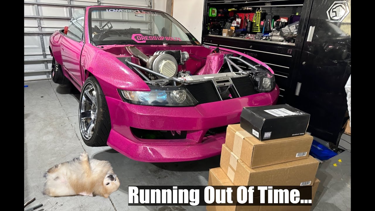 Sema Crunch On The Rotary Swapped 240sx Build - YouTube