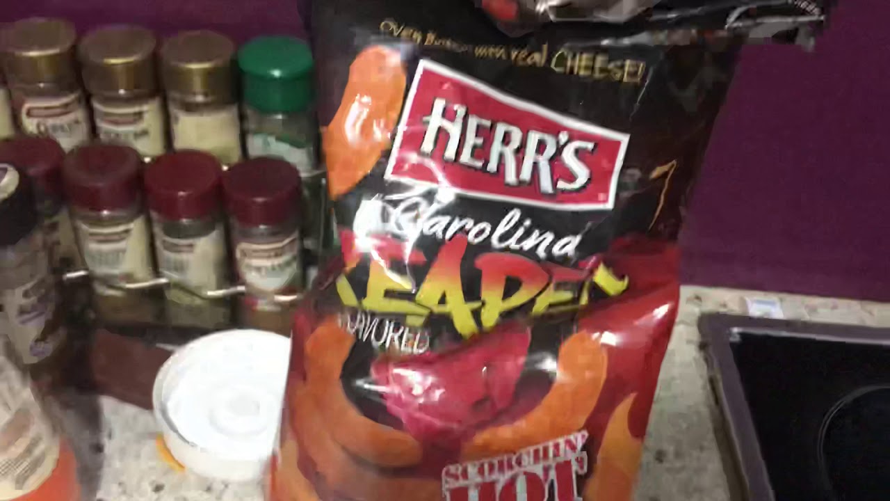Carolina Reaper chips - YouTube