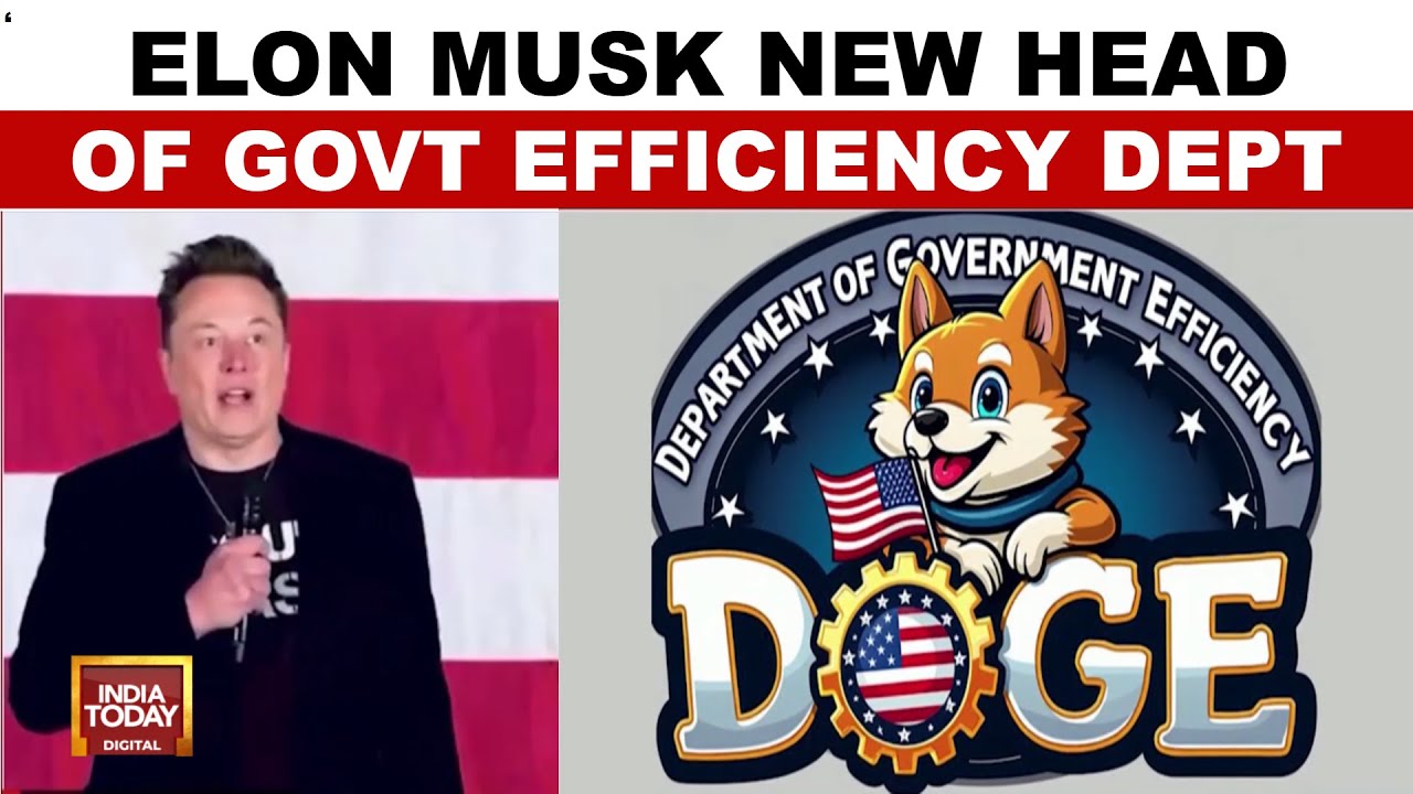 Elon Musk To Head Government Efficiency Department Under Trump | India ...