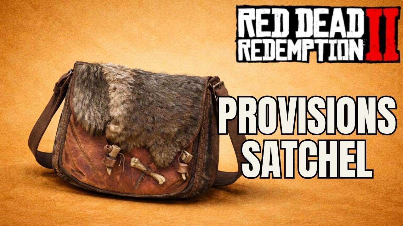 Red Dead Redemption 2 – Provisions Satchel (Unlock Requires 2 Upgrades ...