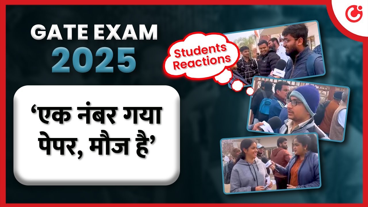 Gate Exam 2025: Post Exam Funny and Honest Reactions | Review | Student ...