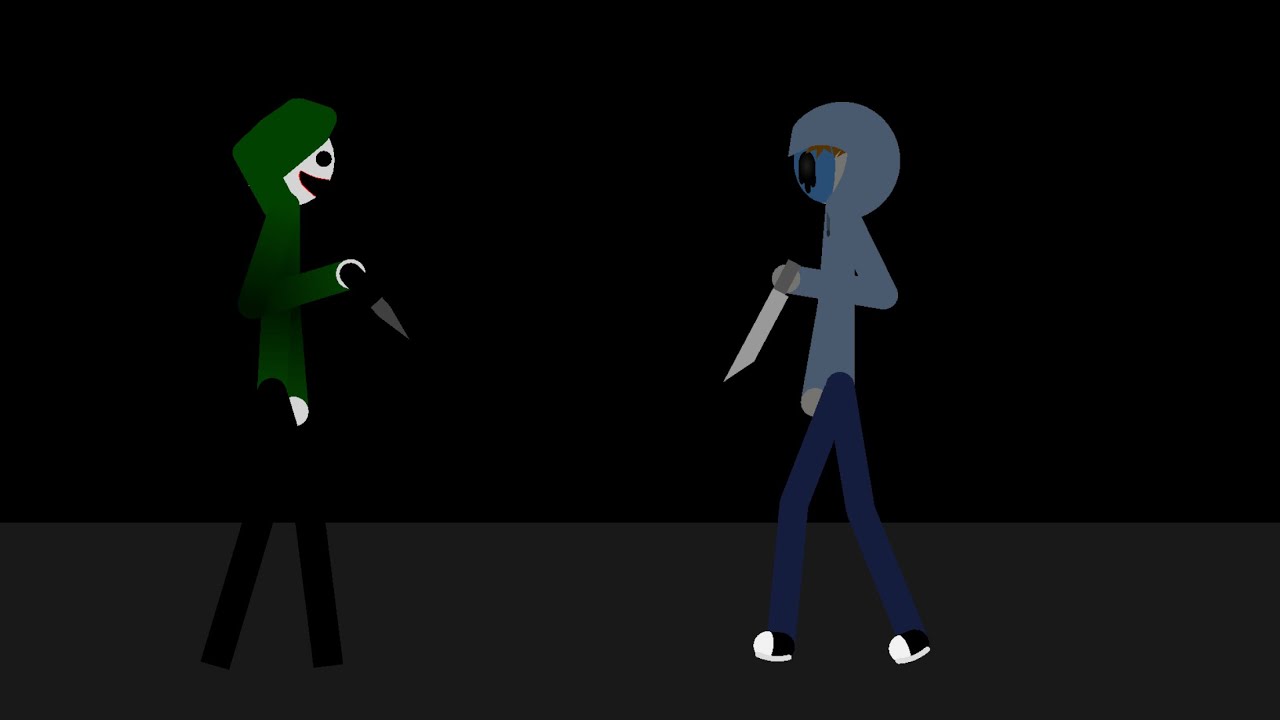 Eyeless Jack vs Rowdy (Creepypasta vs Trevor Henderson) - YouTube